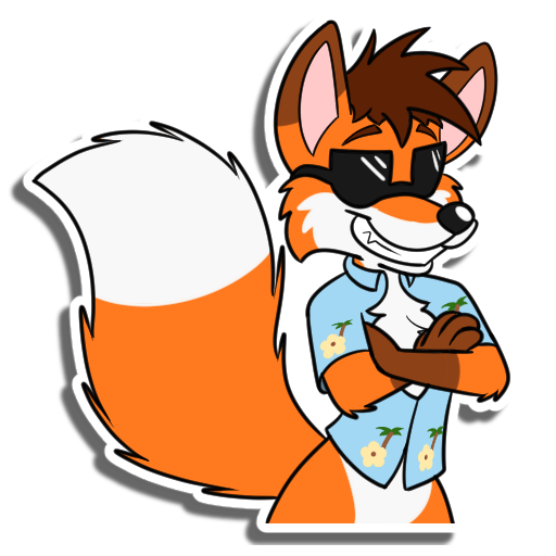 Telegram Sticker Pack - Chase the Fox
